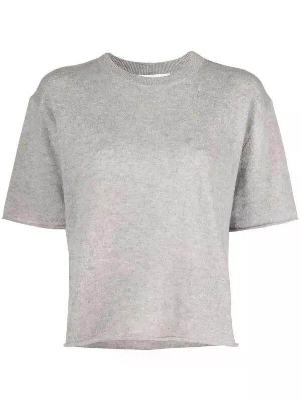 LISA YANG Short-sleeved Knitted Top