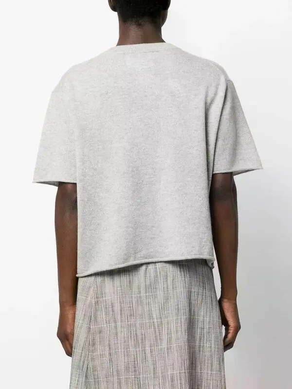 LISA YANG Short-sleeved Knitted Top