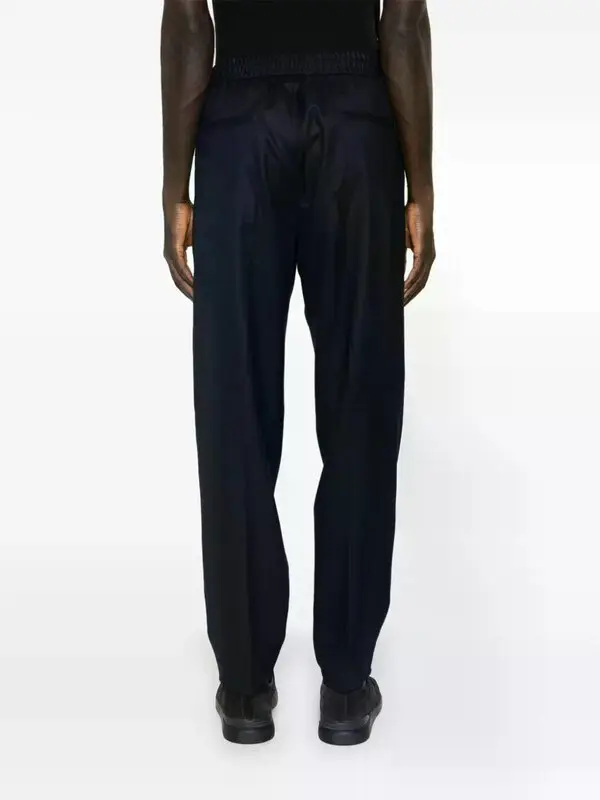 Brunello Cucinelli Mid-rise Tapered Trousers - Blue