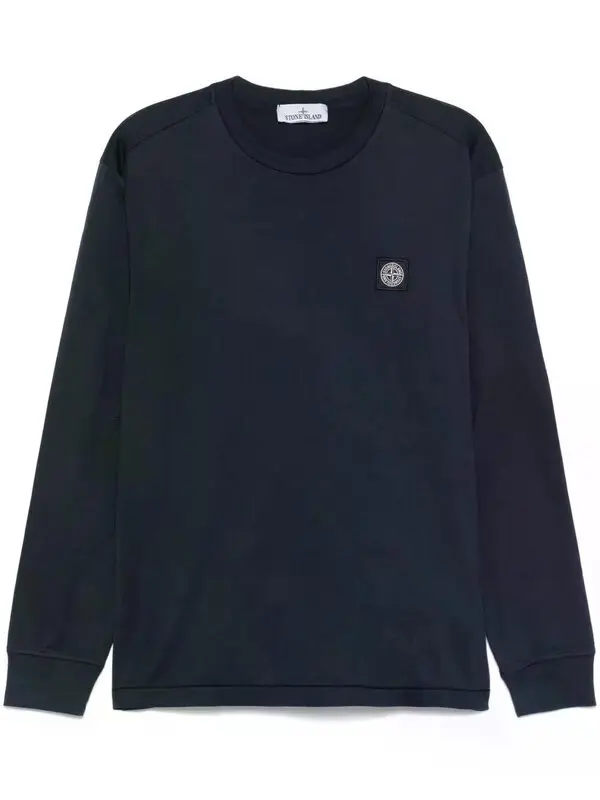 Stone Island Compass-motif T-shirt - Blue