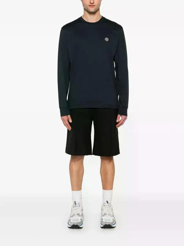 Stone Island Compass-motif T-shirt - Blue
