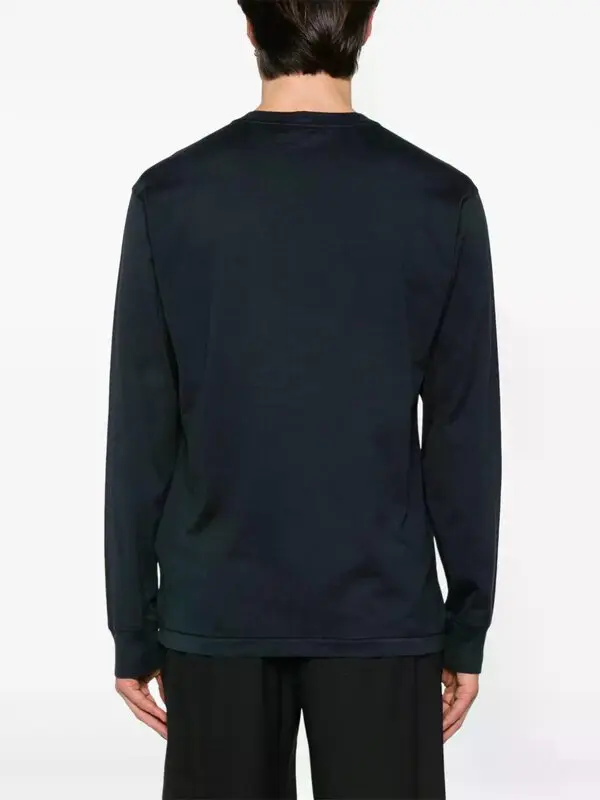 Stone Island Compass-motif T-shirt - Blue