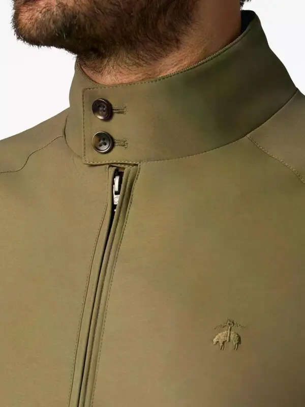 Brooks Brothers Logo-embroidered Jacket - Green
