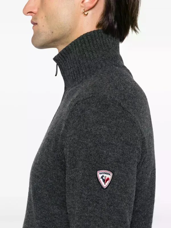 Rossignol Signature Half-zip Mélange Sweater