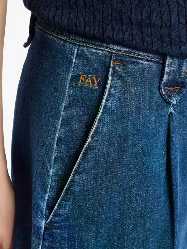 FAY Denim Shorts - Blue