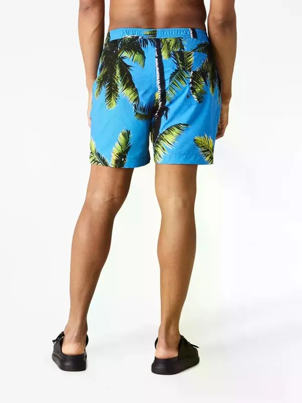 BLUE SKY INN Palm Tree-print Swim Shorts