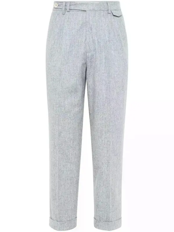Brunello Cucinelli Wool Tailored Trousers