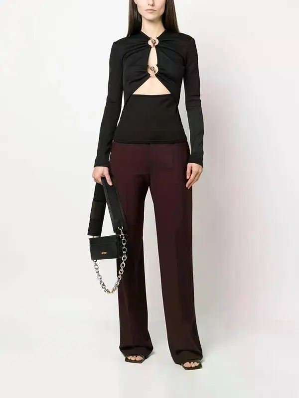 Christopher Esber Cut-out Long-sleeve Top