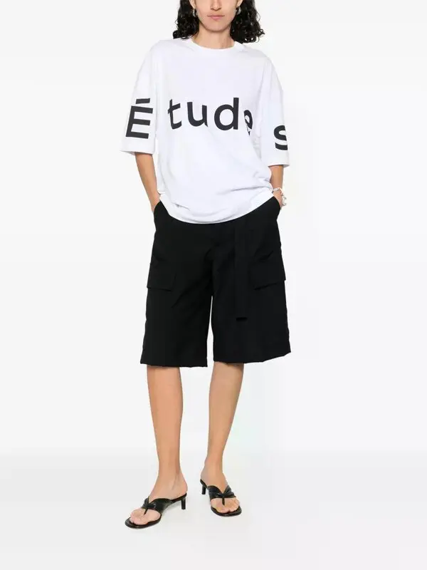 Études Studio Belted Cargo Shorts