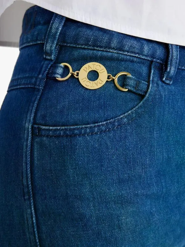 PATOU Organic Cotton Flared Jeans