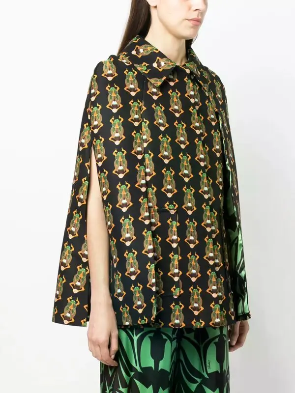 La DoubleJ Milano Wool-blend Cape