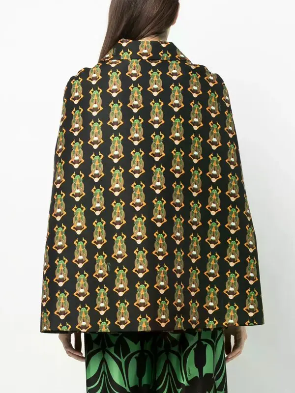 La DoubleJ Milano Wool-blend Cape