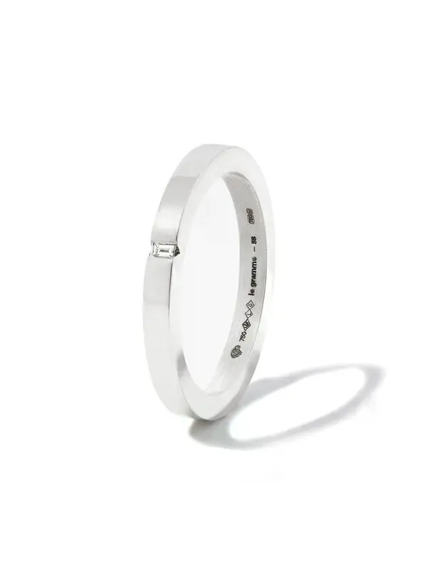 Le Gramme 18kt White Gold 5g Polished 2mm Wedding Ring