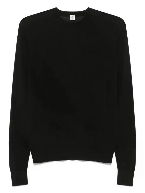 TOTEME Crew-neck Top - Black