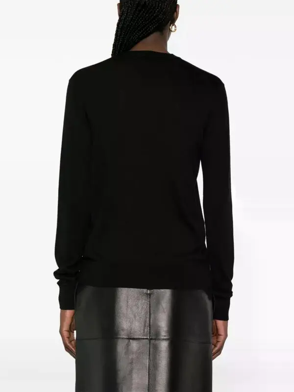 TOTEME Crew-neck Top - Black