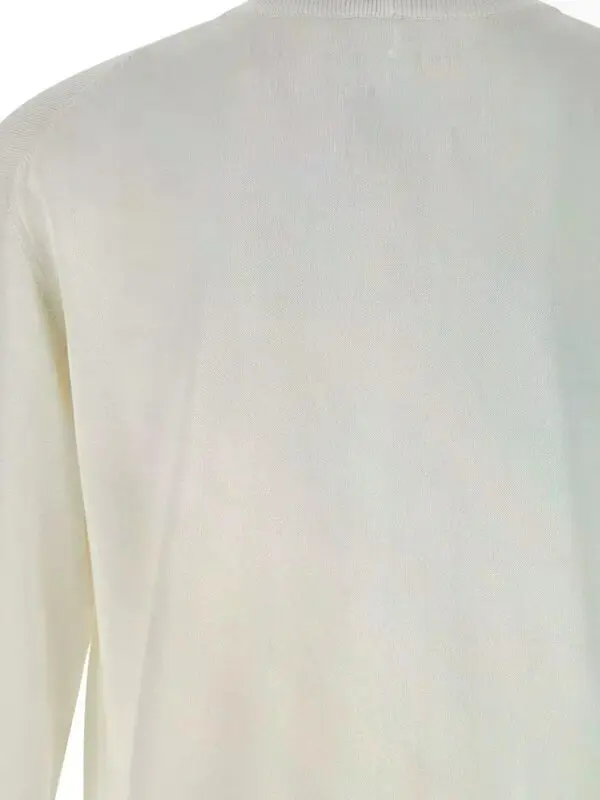 Iceberg Cotton Crew Neck Sweater With Embroidered Logo