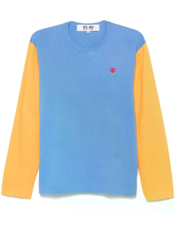 Play Comme Des Garcon Mini Heart-patch T-shirt