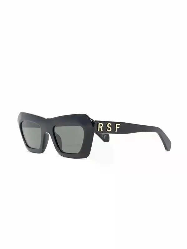 RETROSUPERFUTURE Zenya Geometric-frame Sunglasses - Black