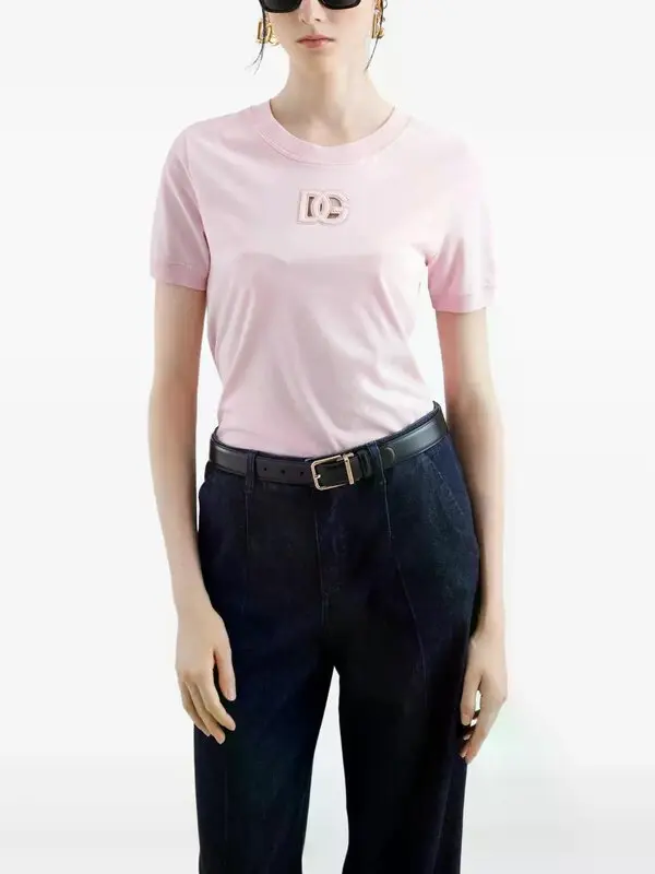 Dolce & Gabbana Logo-embroidered T-shirt
