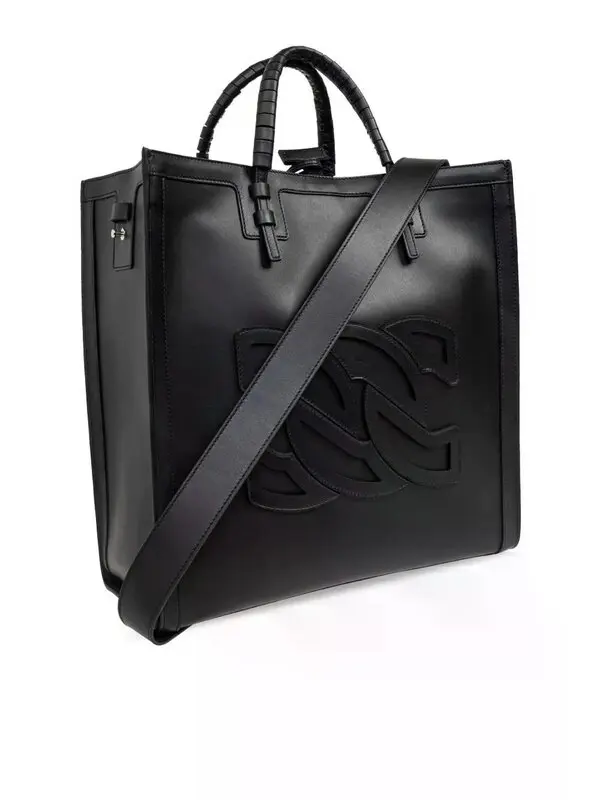 Casadei Beaurivage Leather Tote Bag - Black