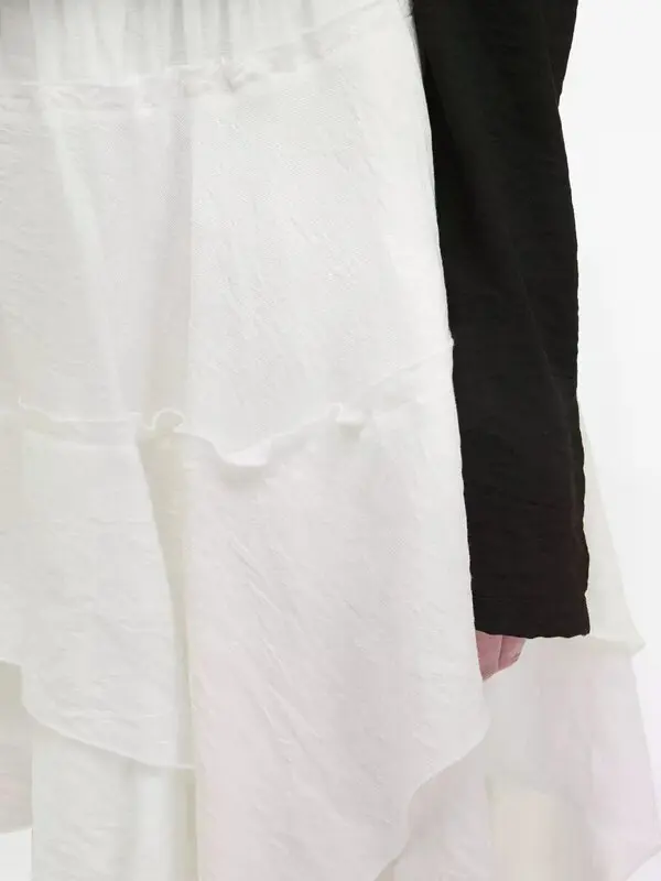 B+AB Asymmetric Tiered Skirt