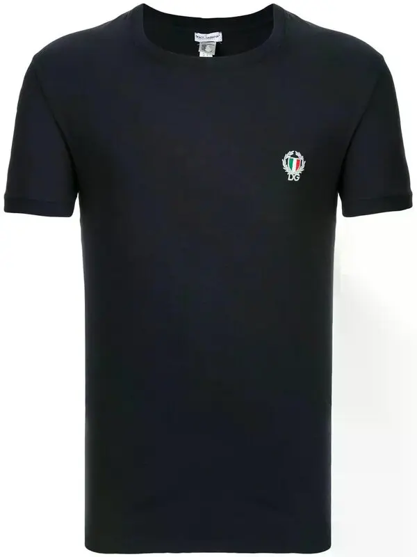 Dolce & Gabbana Embroidered T-shirt - Blue