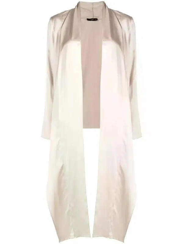 Voz Wrap-style Satin Blouse