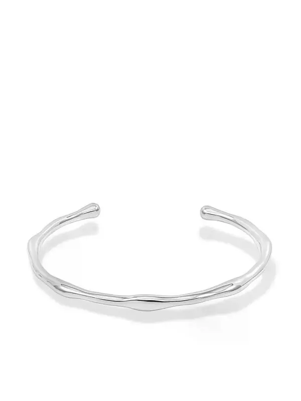 DOWER & HALL Waterfall Torque Bracelet - Silver