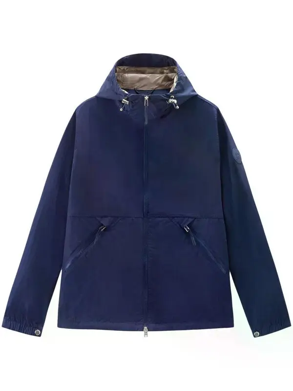 Woolrich Crinkle Hooded Windbreaker