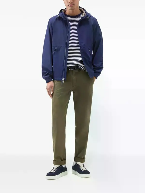 Woolrich Crinkle Hooded Windbreaker