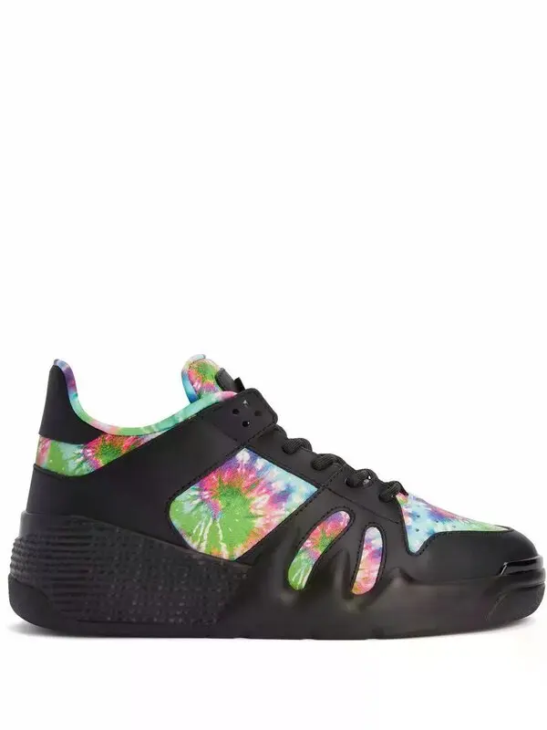 GIUSEPPE ZANOTTI Talon Mid-top Sneakers - Black