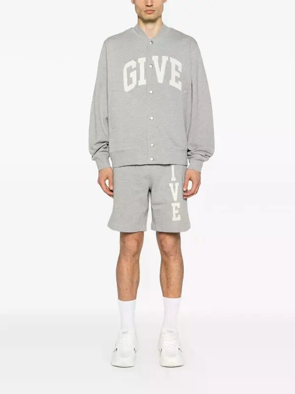 Givenchy Mélange-effect Cotton Track Jacket