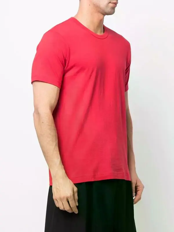 Comme Des Garçons Logo-print Cotton T-shirt - Red