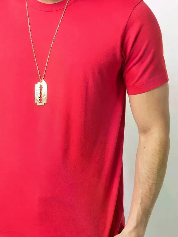 Comme Des Garçons Logo-print Cotton T-shirt - Red