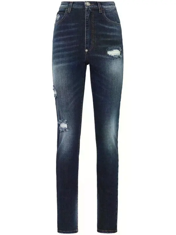 Philipp Plein Distressed-effect Skinny Jeans