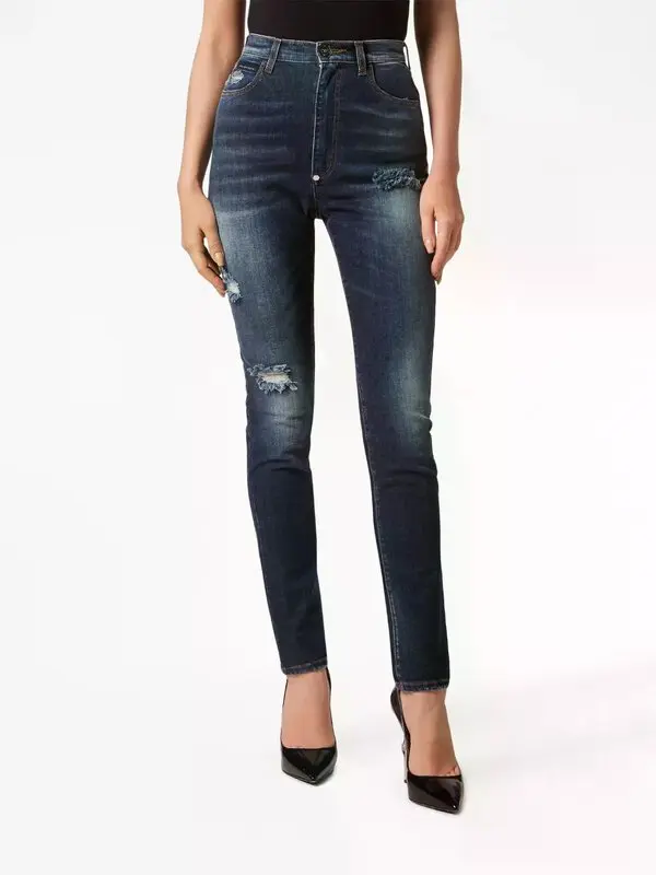 Philipp Plein Distressed-effect Skinny Jeans