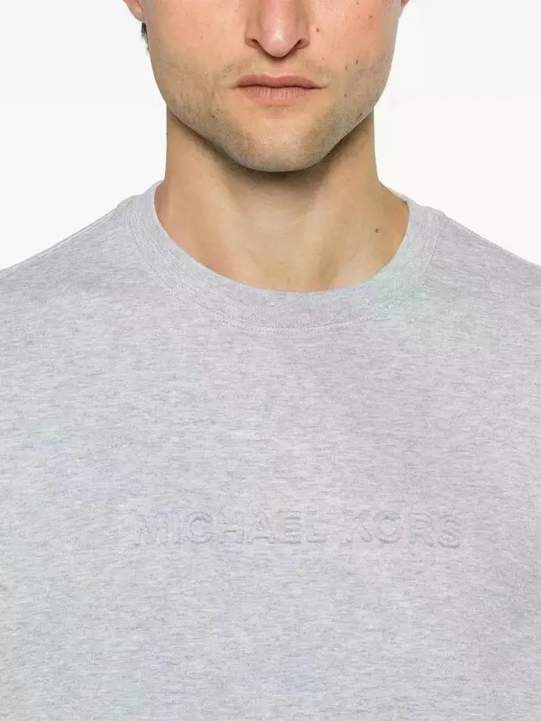 Michael Kors Logo-embossed Sweatshirt - Grey