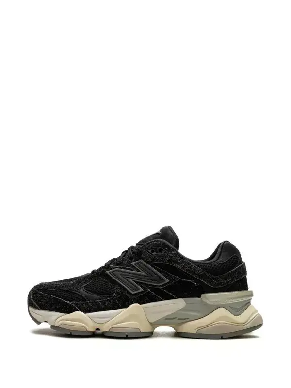 NEW BALANCE 9060 Lace-up Suede And Mesh Sneakers - Black