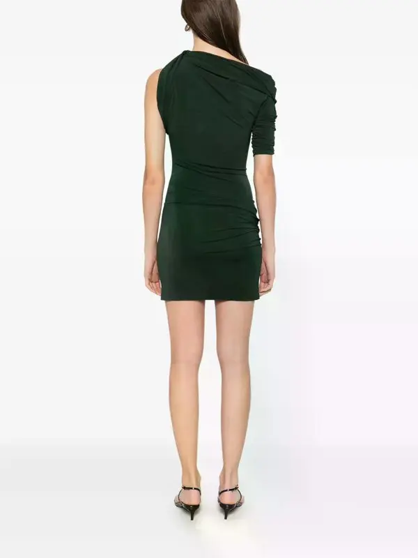 Jacquemus Mini Draped Dress - Green