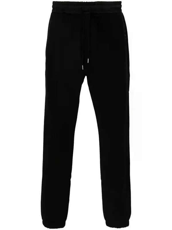Saint Laurent Logo-embroidered Track Pants - Black