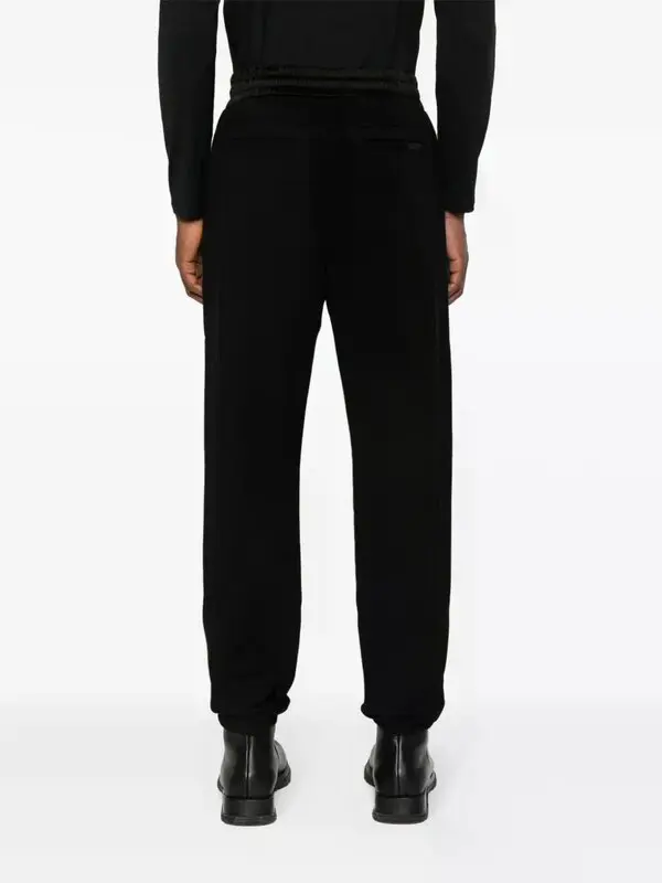 Saint Laurent Logo-embroidered Track Pants - Black