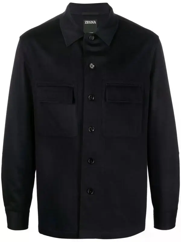 Zegna Alba Oasi Shirt Jacket - Blue