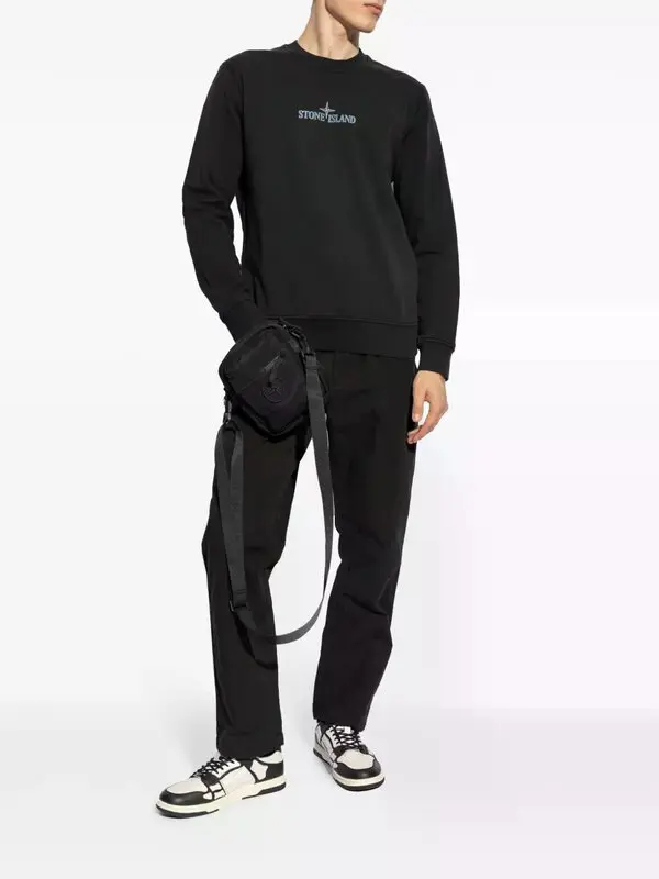 Stone Island Logo-print Cotton Sweatshirt
