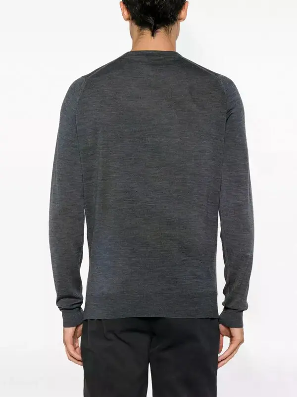 John Smedley Crew-neck Jumper - Grey