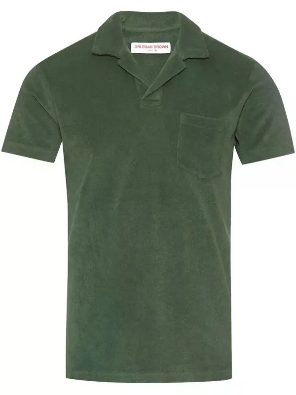Orlebar Brown Terry Polo Shirt - Green