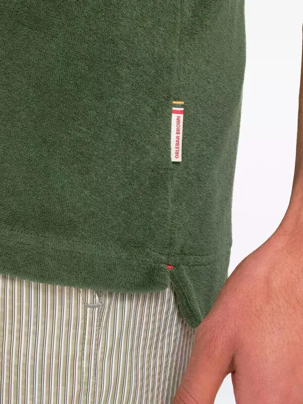 Orlebar Brown Terry Polo Shirt - Green