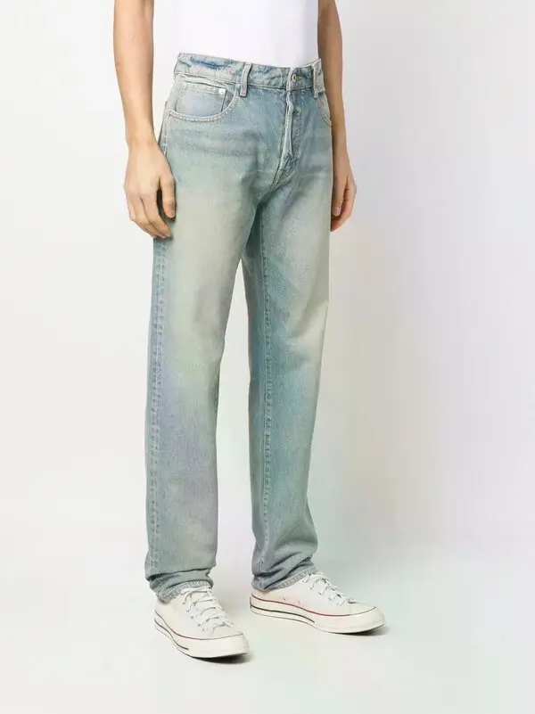 Kenzo Logo-patch Straight-leg Trousers