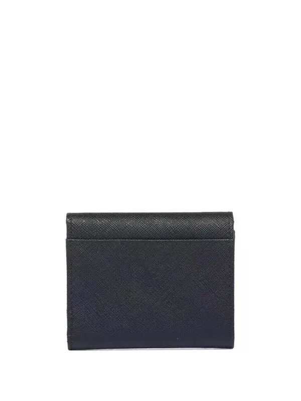 Prada Logo-plaque Leather Wallet