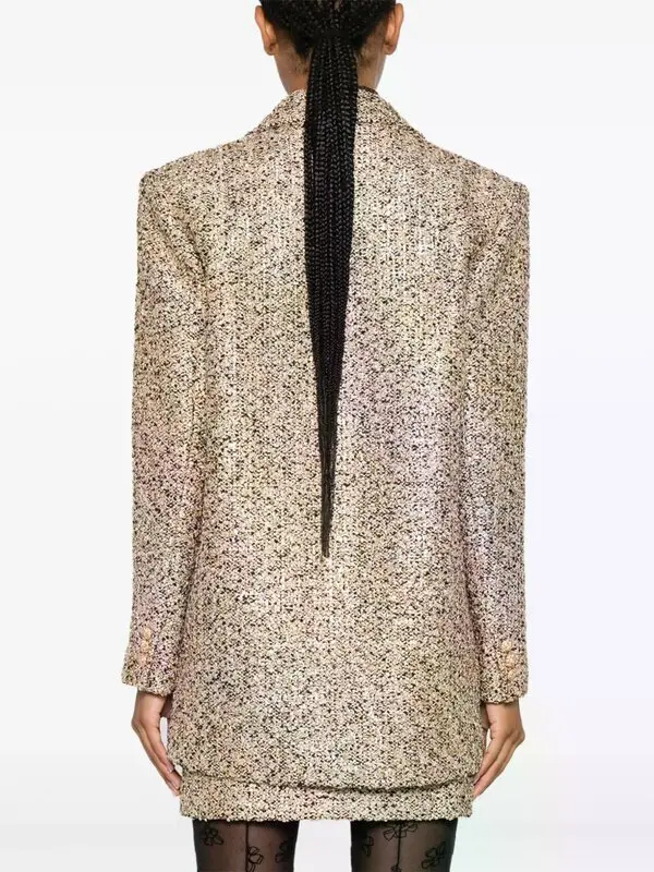 Alessandra Rich Lurex Tweed Blazer