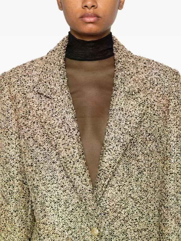Alessandra Rich Lurex Tweed Blazer
